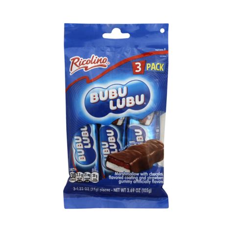 Bubulubu Strawberry Marshmallow Chocolate Bar Peg Bag