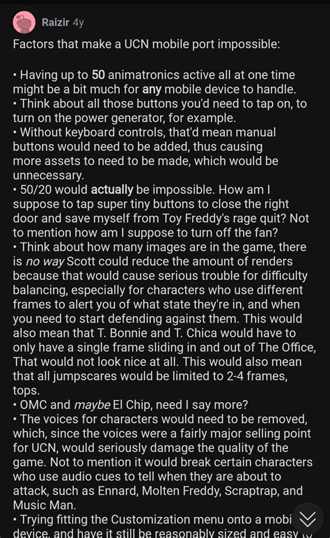 Most Of These Features Made It Into The Mobile Port Of Ucn R Agedlikemilk