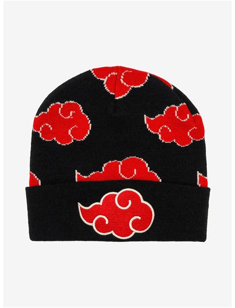 Naruto Shippuden Akatsuki Cloud Beanie Hot Topic