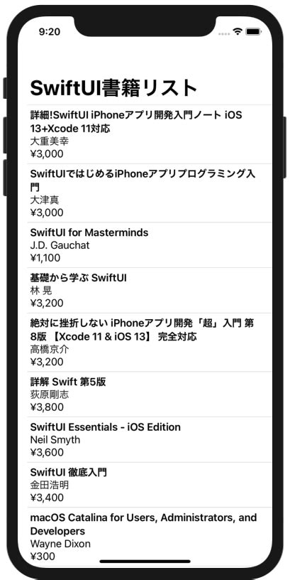 SwiftUI外部サイトからデータを取得する カピ通信