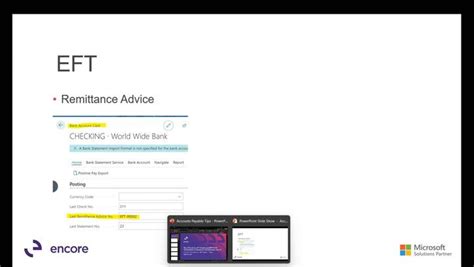 Tips And Tricks For Eft Ach Transactions In Dynamics 365 Business Central