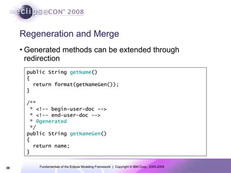 Eclipsecon 2008 Fundamentals Of The Eclipse Modeling Framework Ppt