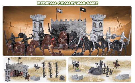 Boderam Medieval Castle Knights Toys 254pcs Ancient Soldier Warriors