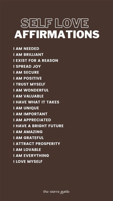 20 Self Love Affirmations Positive Affirmations For Self Love Love
