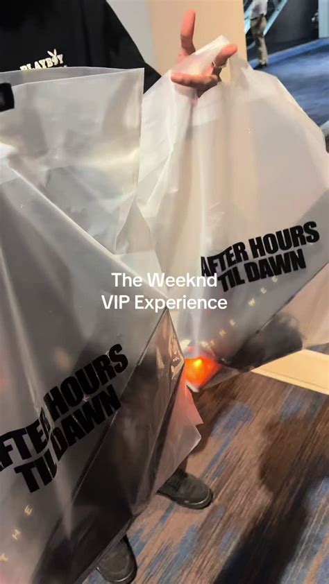 The Weeknd Vip Experience Highlights At Concert Tiktok