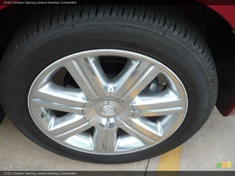 2010 Chrysler Sebring Limited Hardtop Convertible Wheel And Tire Photo