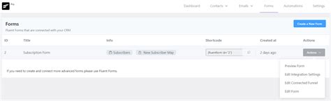 Fluent Forms Integration With Fluentcrm Fluentcrm