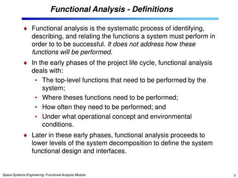 Ppt Functional Analysis Module Space Systems Engineering Version 1 0 Powerpoint Presentation