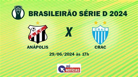 Anápolis X Crac Onde Assistir Ao Vivo Horário E Escalação 29062024