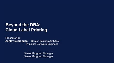 Beyond The Dra Cloud Label Printing For Dynamics 365 Supply Chain Management Dynamics 365