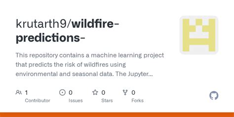 Github Krutarth9wildfire Predictions This Repository Contains A Machine Learning Project