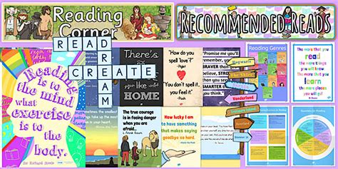 Reading Corner Area Display Pack Teacher Made Twinkl
