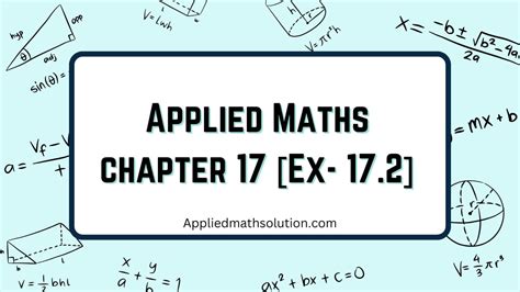 class 11 applied maths chapter 17 ex 17 2 applied math solution