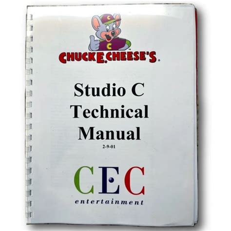 🌟rare Chuck E Cheeses Studio C Animatronic Technical