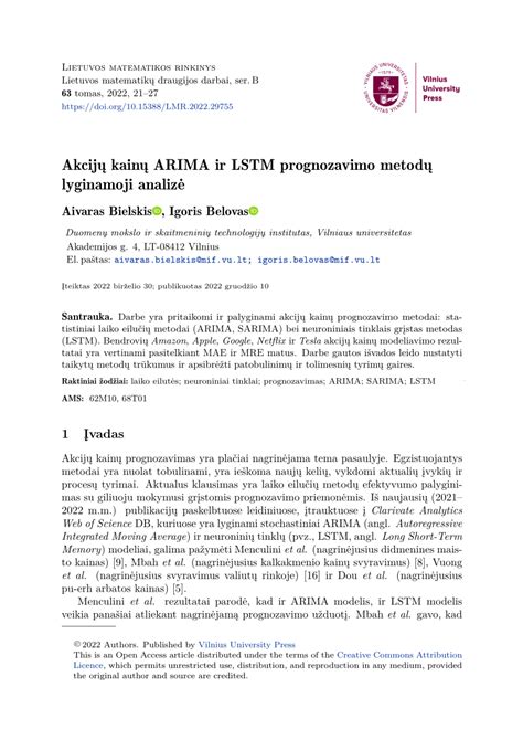 Pdf Comparative Analysis Of Stock Price Arima And Lstm Forecasting
