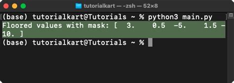 Numpy Floor Floor Of Each Element In Array