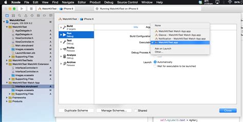 Running Apple Watch In Ios Simulator Issue Stack Overflow