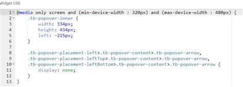 Question How Can I Use Media Queries For A Popover · Issue 8355