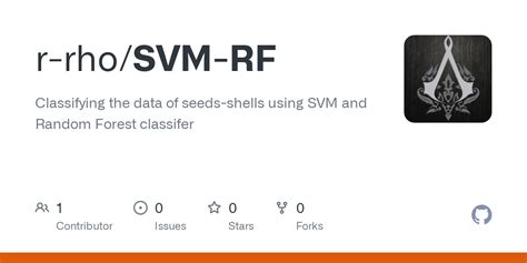 Github R Rhosvm Rf Classifying The Data Of Seeds Shells Using Svm