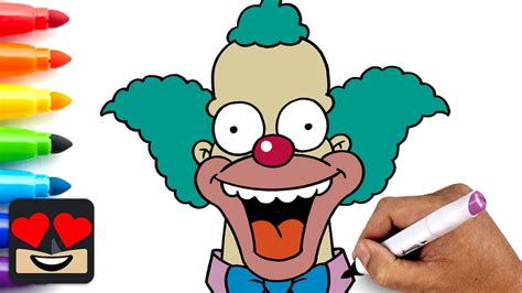 How To Draw Krusty The Clown Drawingforallnet How To Draw Krusty The