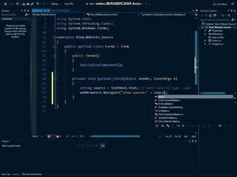 Web Browser Visual Studio C How To Make A Web Browser YouTube