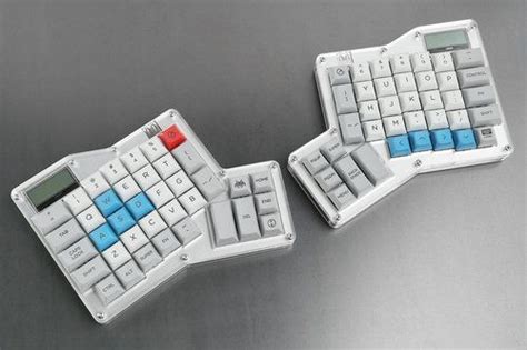 ergodox ergonomic keyboard kit actual split keyboard but has a similar layout with the