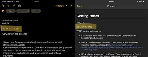 solved wiki syle links in preview ios 14 v22 feature requests