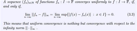 Real Analysis Why Is This Sequence Not Uniformly Convergent