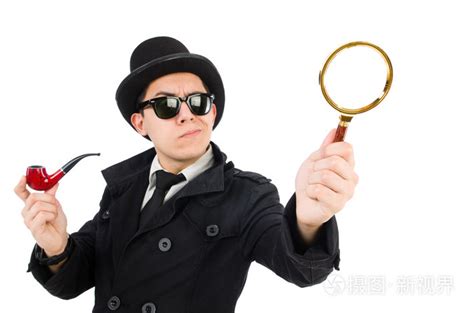 年轻的侦探照片 正版商用图片1g4g31 摄图新视界