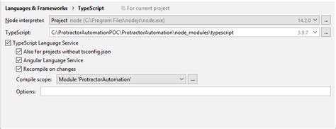 Javascript Intellij Idea Not Showing Typescript Option Under Create New Step Definition File
