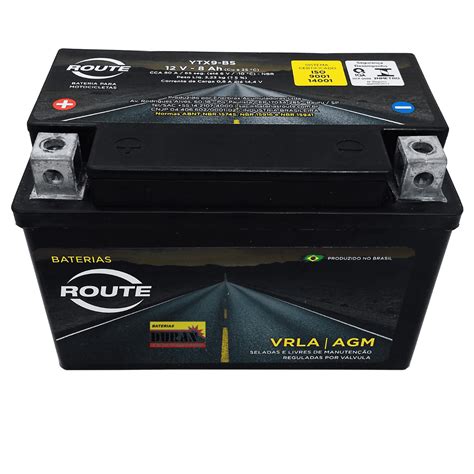 Bateria De Moto Route Ytx Bs Ah V