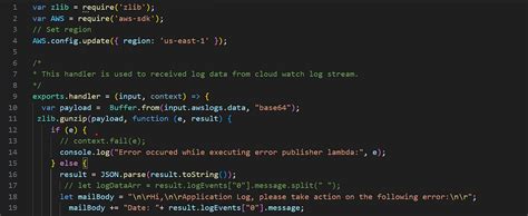 Custom Error Notification From Logs To Alerts Using Aws Lambda Function By Mohan Kumar