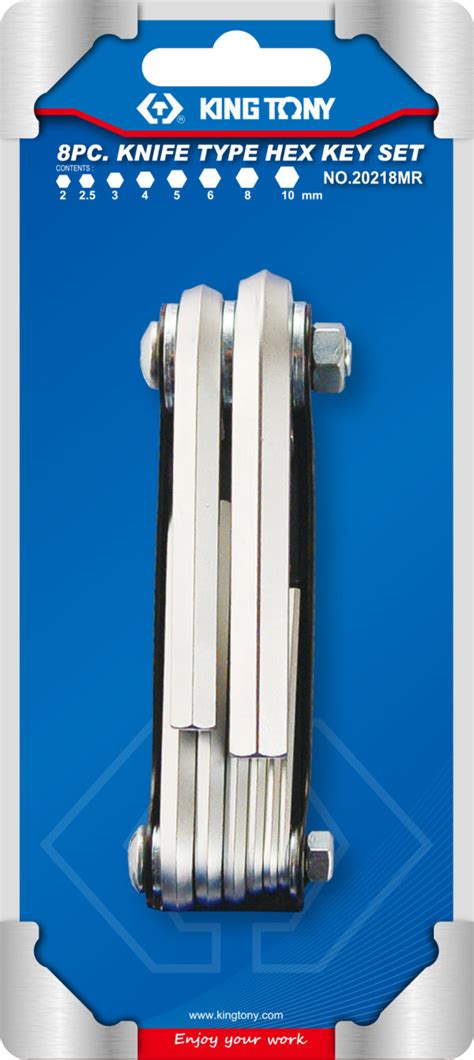 8pc Short Hex Key Set 2 10mm Kt Pro