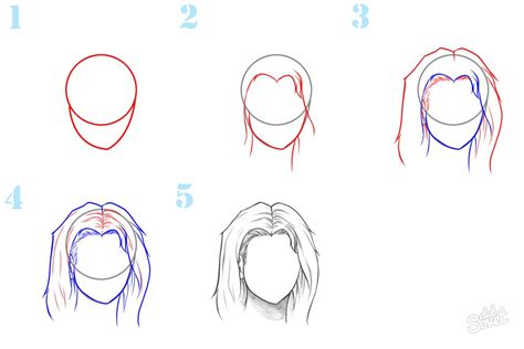 Учимся рисовать аниме с нуля поэтапно 91 фото