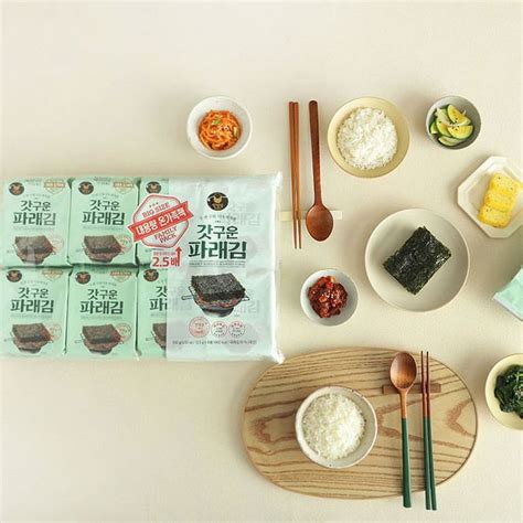 [만전김] 갓구운 파래김 대용량 온가족팩 12 5g X 8봉 홈플러스 택배배송