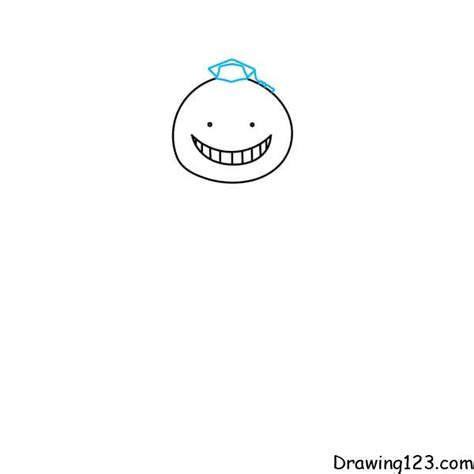 Langkah Gambarlah Pakaian Yang Dikenakan Koro Sensei