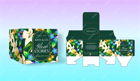 Premium Vector Gradient Box Design Template