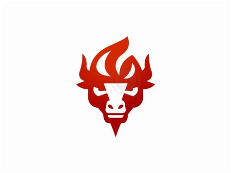 Fire Bison Logo Branition
