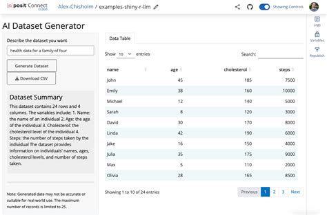 Deploy A Llm Powered Shiny For R App With Secrets Posit Connect Cloud Documentation
