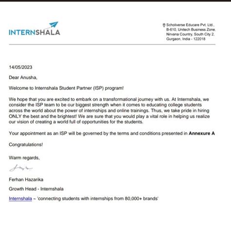 Anusha Somu On Linkedin Aspiring To Develop In Skills 🎉🎉 Internshala