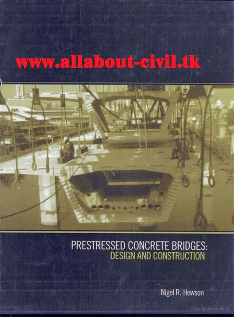 Book Prestressed Concrete Bridges Design And Construction By Nigel Rhewson Allaboutcivil