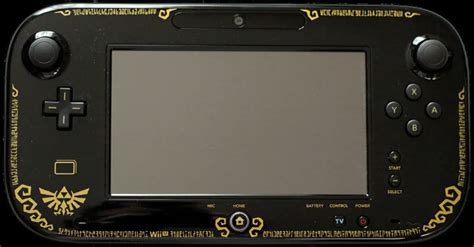 Nintendo Wii U Black Gamepad Eu Consolevariations