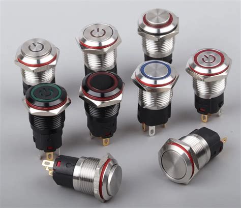 16mm Metal Push Button Custom Symbol Electronic Switch Buy Black Push Button Switch Switch