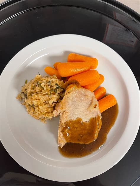 Steven Walk Wcmc Cec Cca Fmp On Linkedin Patient Lunch Today Roasted Pork Loin With Demi