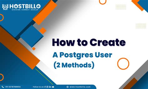 How To Create A Postgres User 2 Methods Hostbillo Hostbillo Blog