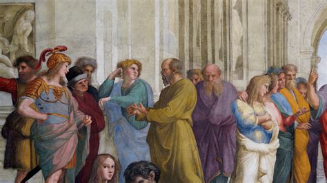 Aeschines And Socrates Center Raphael School Of Athens Flickr