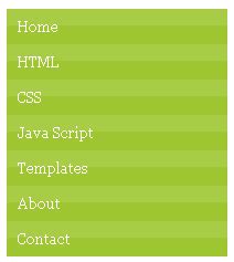 CSS Vertical Menu Tutorials Menu 6 Blogger Tips And Tricks