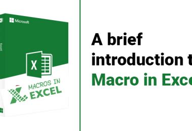 VBA The Programming Language MacrosInExcel Com