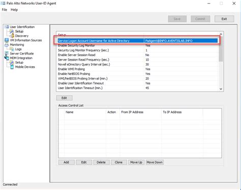 How To Configure User Id Agent Integration With Active Directory