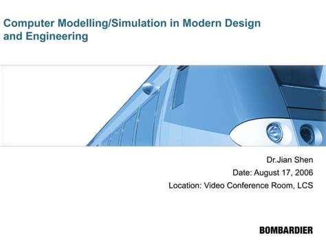 Computer Modeling Simulationandexamples1 Ppt